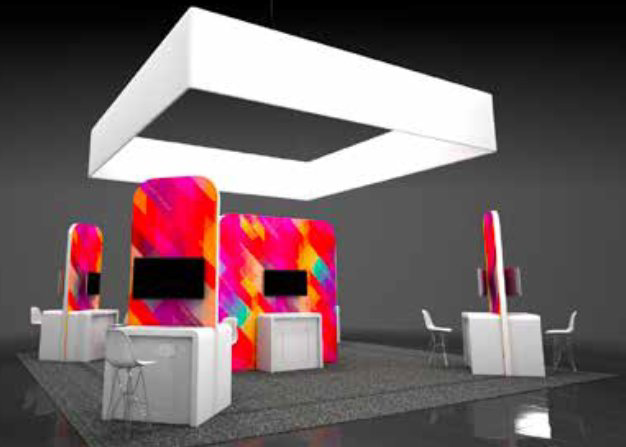 Custom Island Booths – AWS Sponsorship